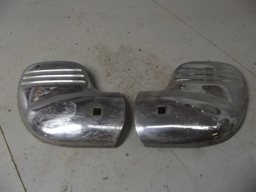VINTAGE BUMPER END TIPS OLD DELUXE custom accessory | eBay