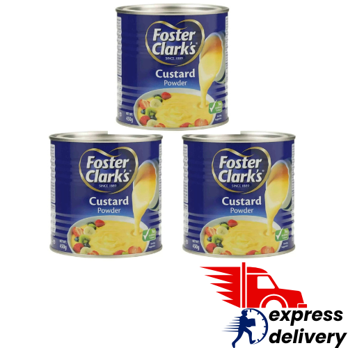 3 Pack X Foster Clark's Custard Powder with Vanilla Flavor HALAL ( 450 ...