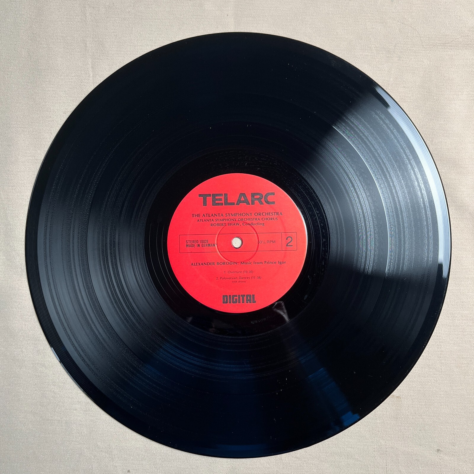 STRAVINSKY/BORODIN The Firebird/Polovetsian Dances 1978 Vinyl LP Telarc ...