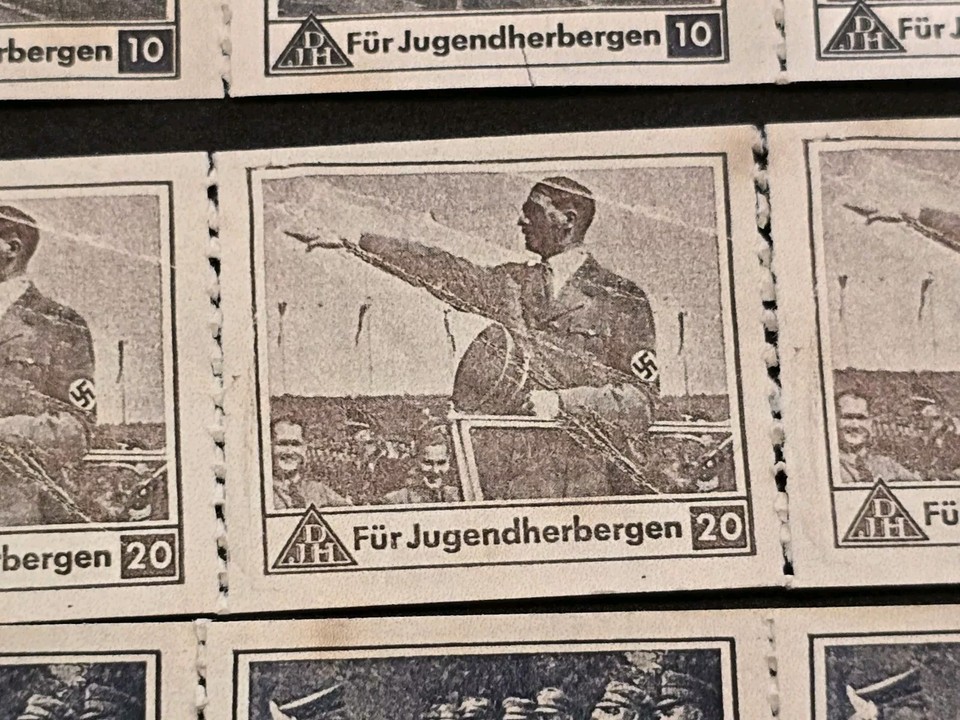 Nazi Germany Third Reich stamps set Adolf Hitler youth BDM camp 6 Sets ...
