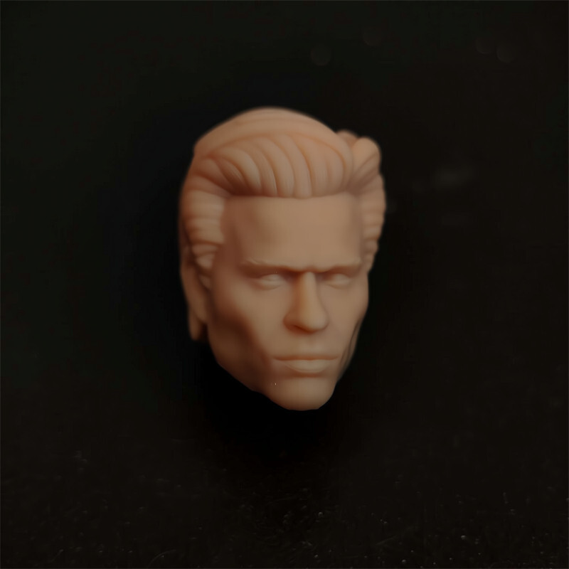 Blank 1/12 Scale The 1995 Batman Kilmer Head Sculpt Unpainted Fit 6" ML ...