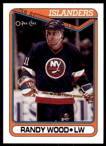 1990-91 O-Pee-Chee Randy Wood . New York Islanders #97 | eBay