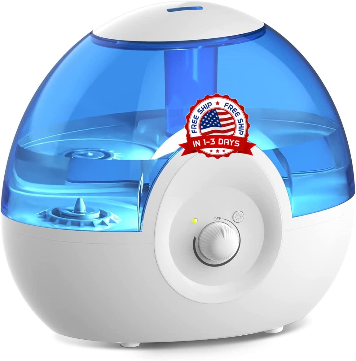 Humidificador De Vapor Caliente De 2.2L, Vaporizador Para Dormitorio ...