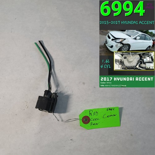 ⭐⭐OEM 2015-2017 HYUNDAI ACCENT RADIATOR COOLING FAN RESISTOR CONNECTOR⭐ ...