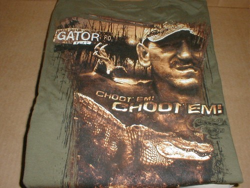 original Troy Landry Alligator Gator Swamp People XL t-shirt Choot'Em ...