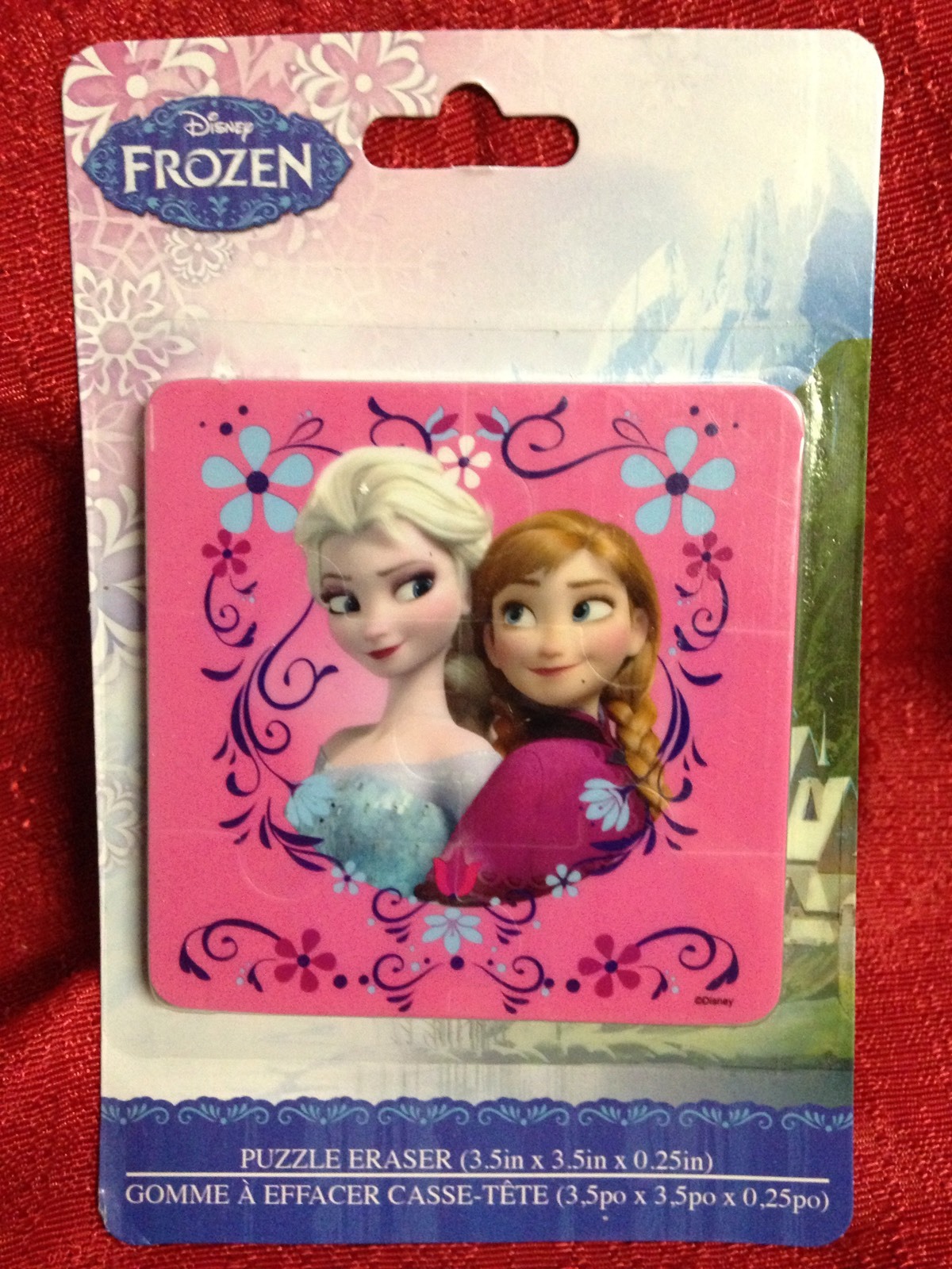 Disney Frozen Anna & Elsa Jumbo Puzzle eraser 3.5x3.5 Inch Brand New | eBay