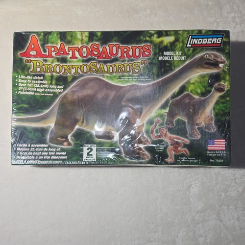 LINDBERG APATOSAURUS BRONTOSAURUS PLASTIC MODEL SEALED KIT 858280702813 ...