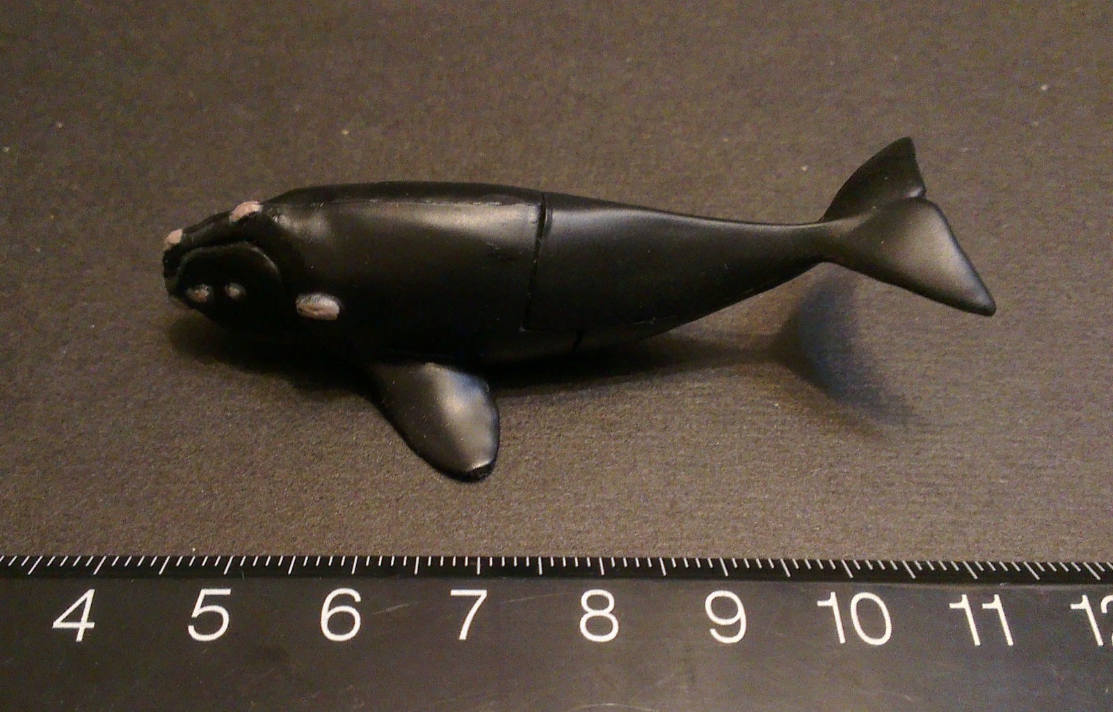RARE Kaiyodo Choco Q Egg Chocoq Animatales Series 3 Black Right Whale ...