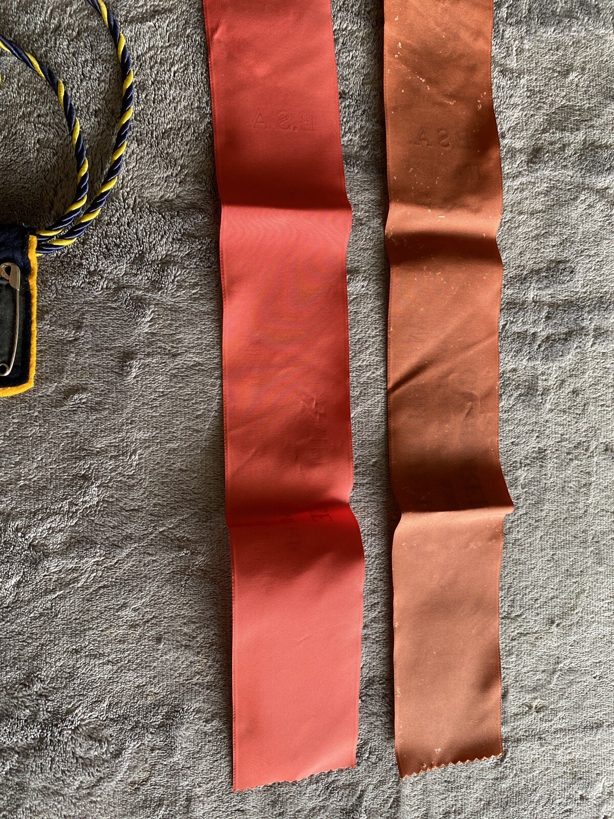 Vintage 1950s BSA Standard Trailwise Camporee Ribbons Awards Ropes Rare ...