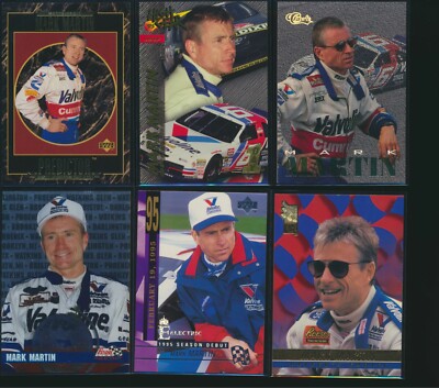 Mark Martin - Racing Card Lot of 6 including Inserts and Parallels | eBay