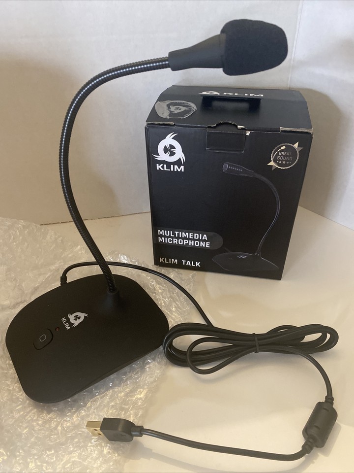 KLIM Talk - USB Desk Microphone for Computer - Compatible with Any PC ...