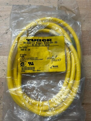 Turck RKM 50-2M Mini Fast Cable RKM50-2M RKM502M Yellow USA New U2056 ...