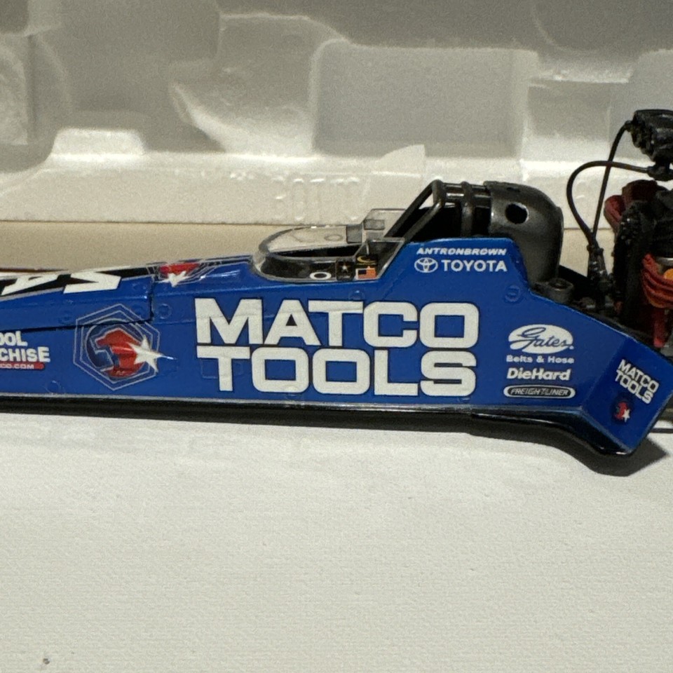 Auto World ERTL Matco Tools 2011 NHRA Top Fuel Dragster Antron Brown LE ...