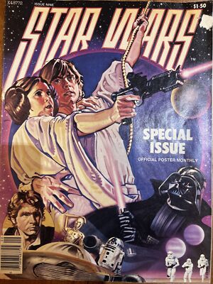 STAR WARS Issue 9 Special Issue Poster DARTH VADER 1977 | eBay