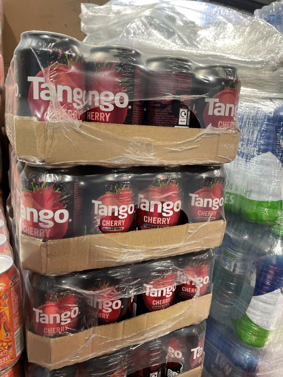 Tango Cherry Logo Tango Sugar Free Cherry Cans 24 X 330ml