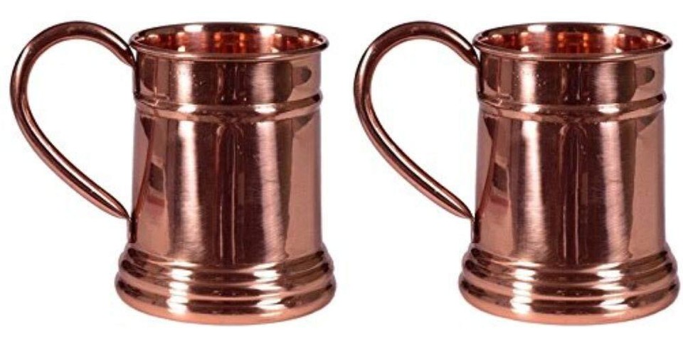 Copper Mug Imperial Pint 520 ML / 17 oz, Copper Mule Cup, Set of 2 ...