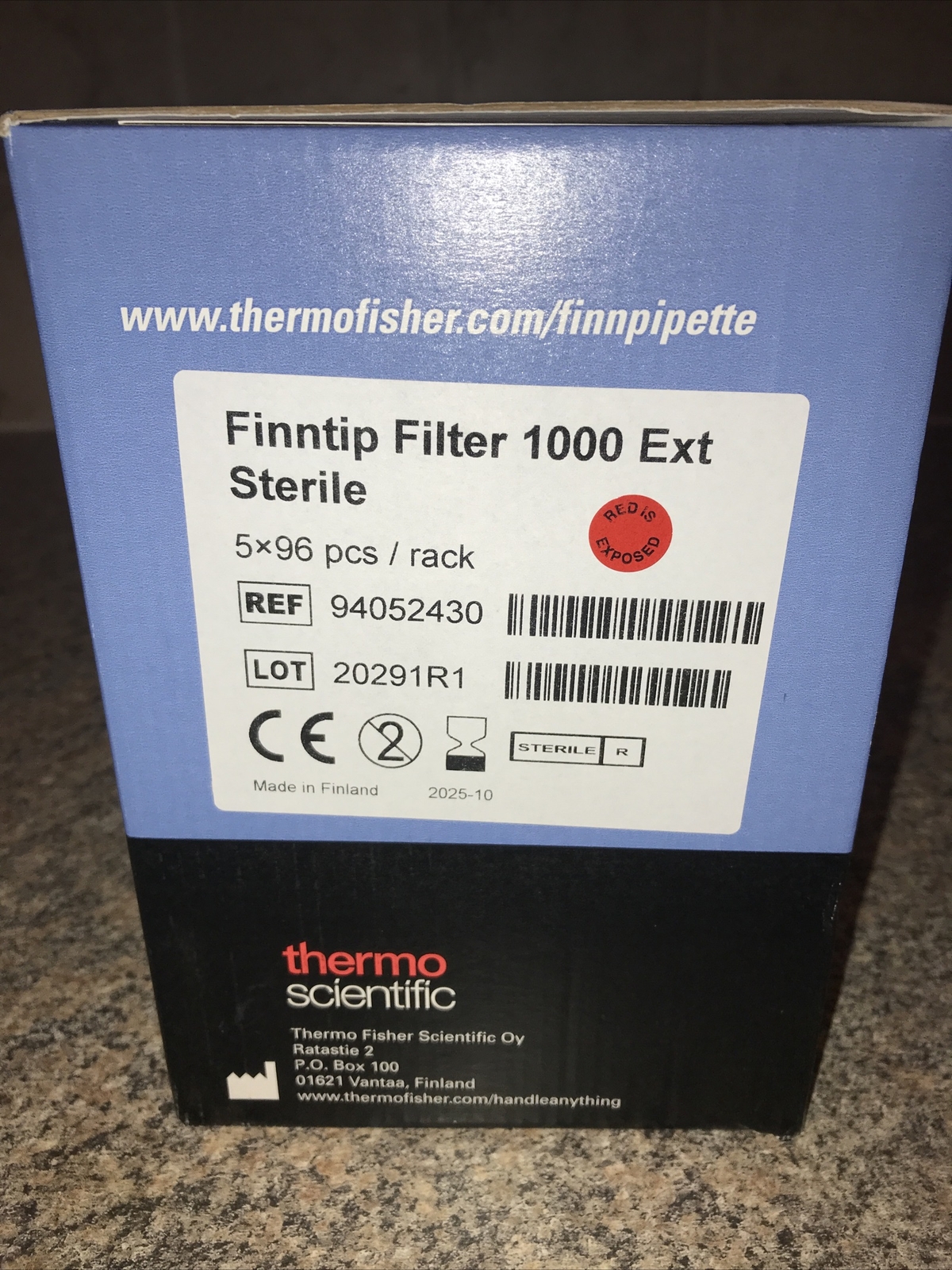 THERMO SCIENTIFIC 94052430 FINNTIP FILTER 1000 EXT 5 RACKS OF 96 for ...