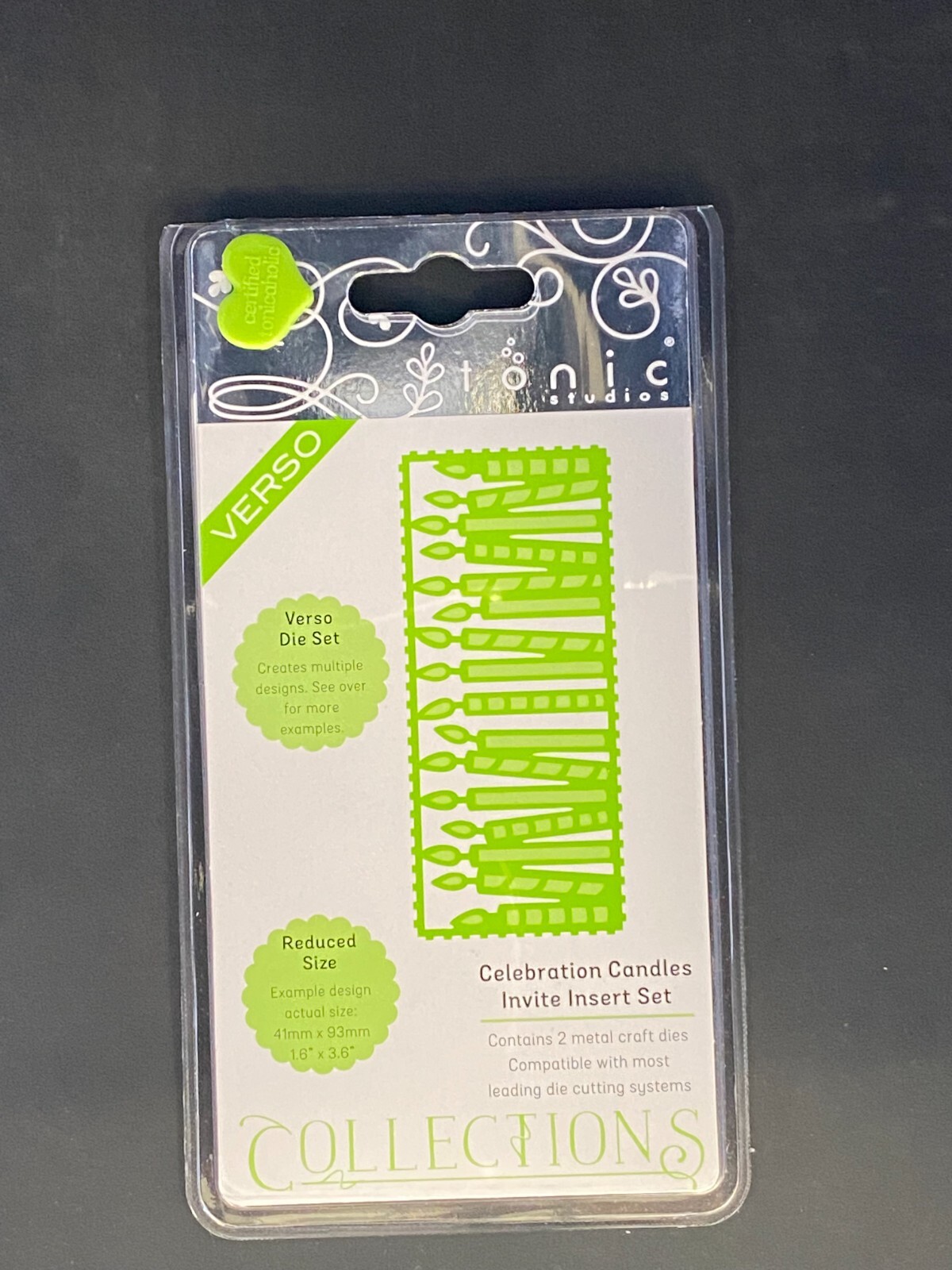 Tonic Verso Invite Insert Craft Dies Metal Cut Stencil Emboss Embossing ...