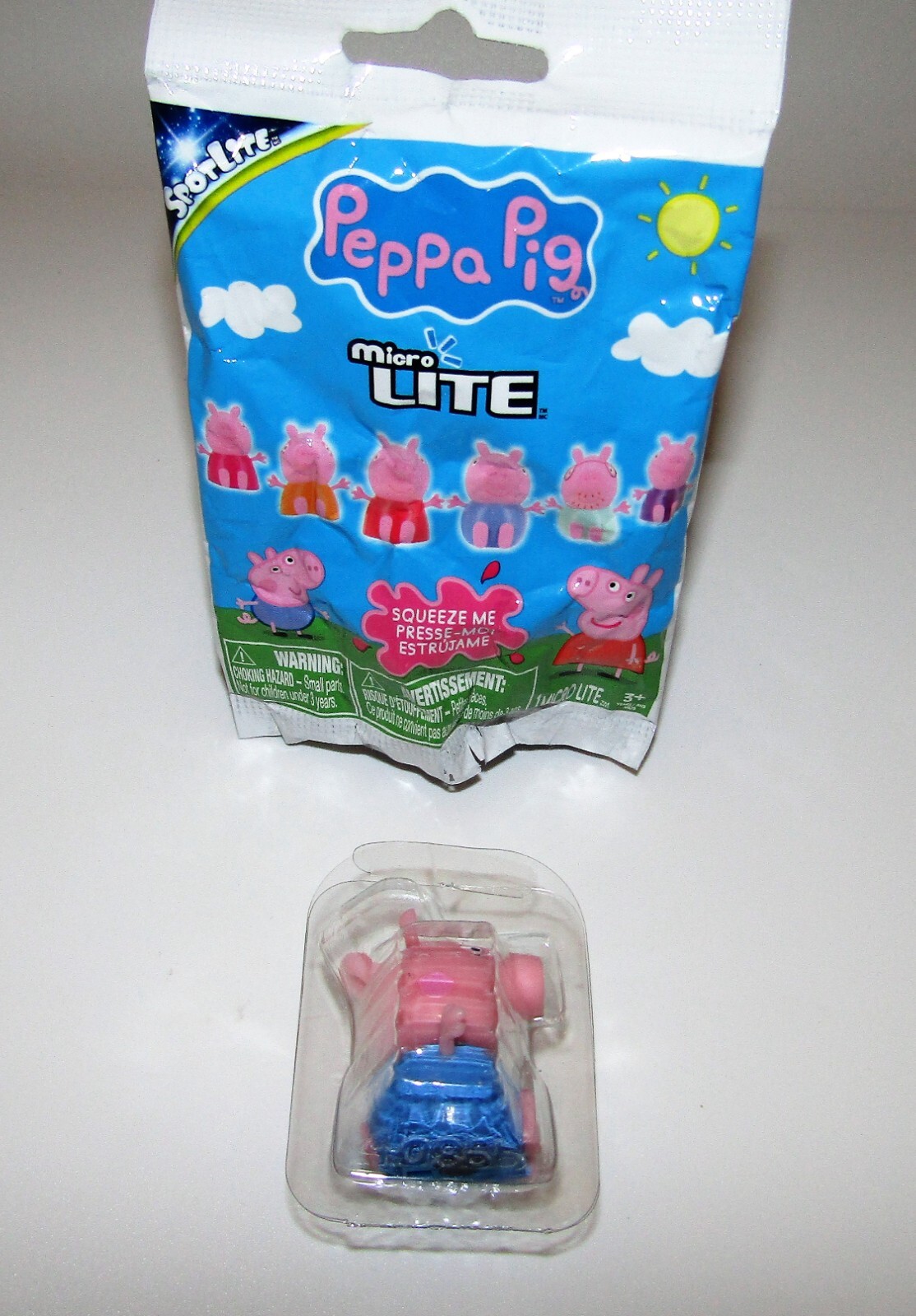 Peppa Pig Micro Lite Spotlite Blue George New | eBay