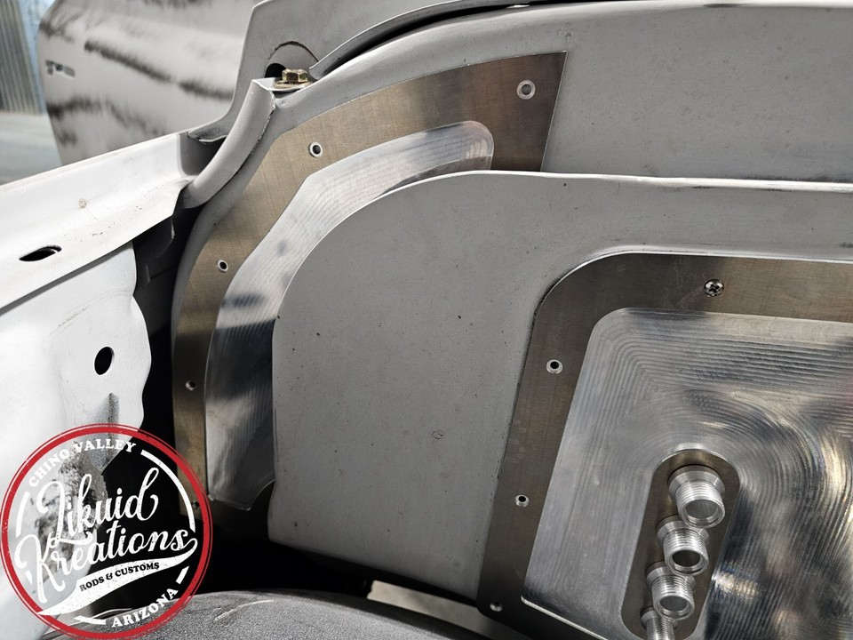 1967 to 1972 Chevy C10 Shaved Firewall Delete Billet Aluminum with W/AC ...