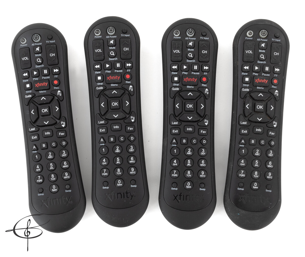 Lot of 4 Xfinity Comcast XR2 Remote Control Authentic Genuine OEM ...