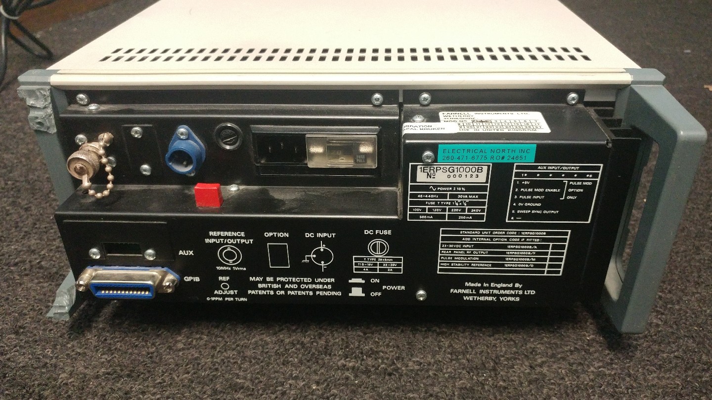 Farnell PSG1000B 1 GHz Signal Generator for sale online | eBay