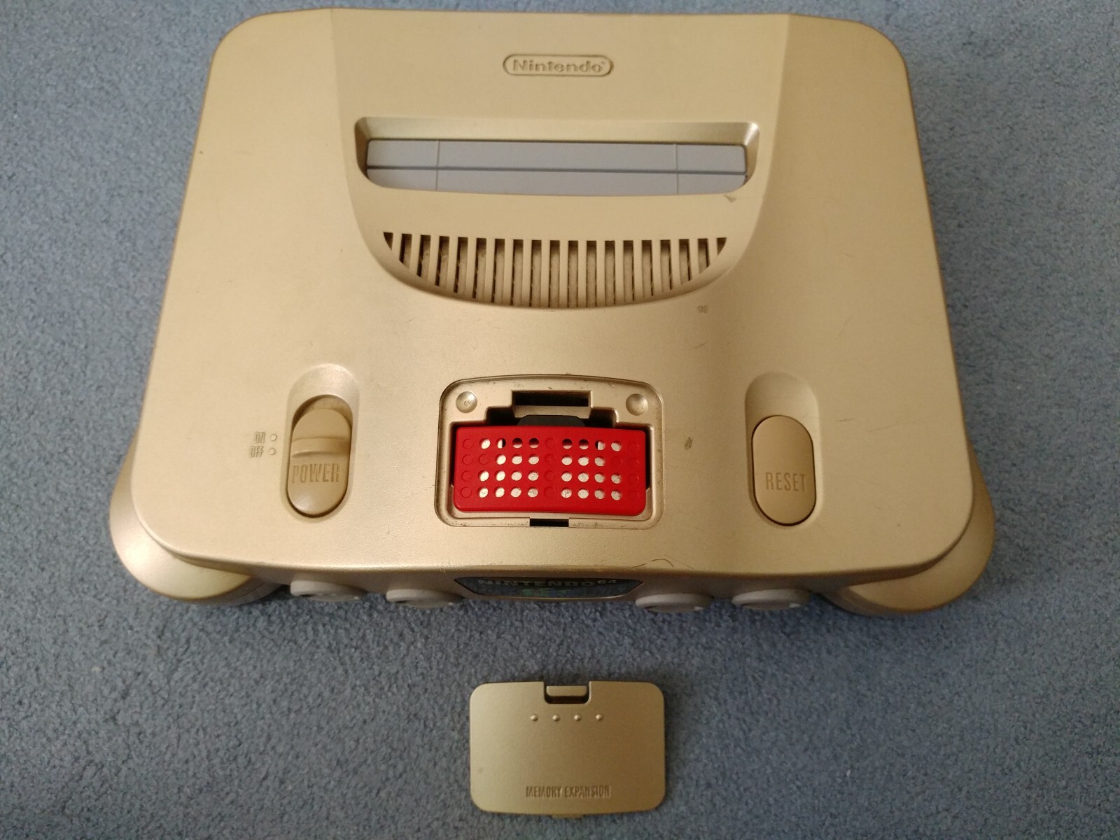 Nintendo 64 Gold (Japanese version) with 2 controllers and expansion ...