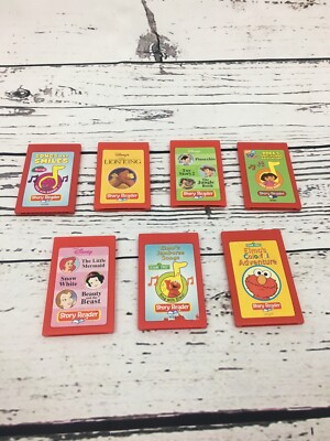Story Reader Books Disney Barney Learning Toy System Cartridges Only ...