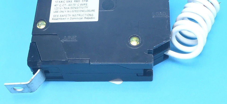 New Circuit Breaker Eaton QBGF1020 20 Amp 1 Pole GFCI 10kA Quicklag ...