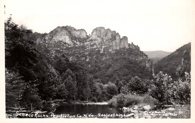 Seneca Rocks Pendleton Co. W. Va. 900 Ft High Real Photo Vintage ...
