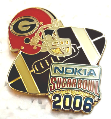 Georgia Bulldogs Pin HARD TO FIND University of Georgia Team 2006 Sugar ...