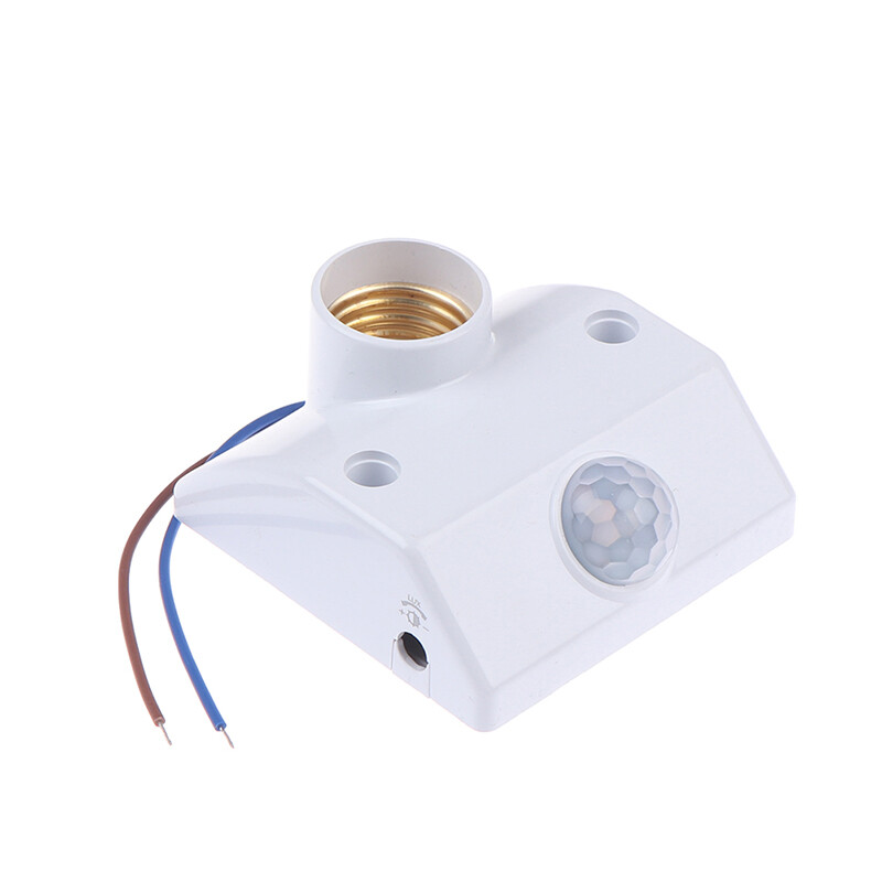 E27 AC110-220V 50/60HZ Infrared Motion Sensor Automatic Light Lamp ...