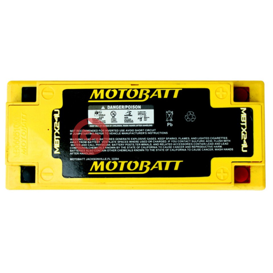 Batterie Motobatt MBTX24U 25AH Harley Davidson FLHTC Chrome TT 1340 ...