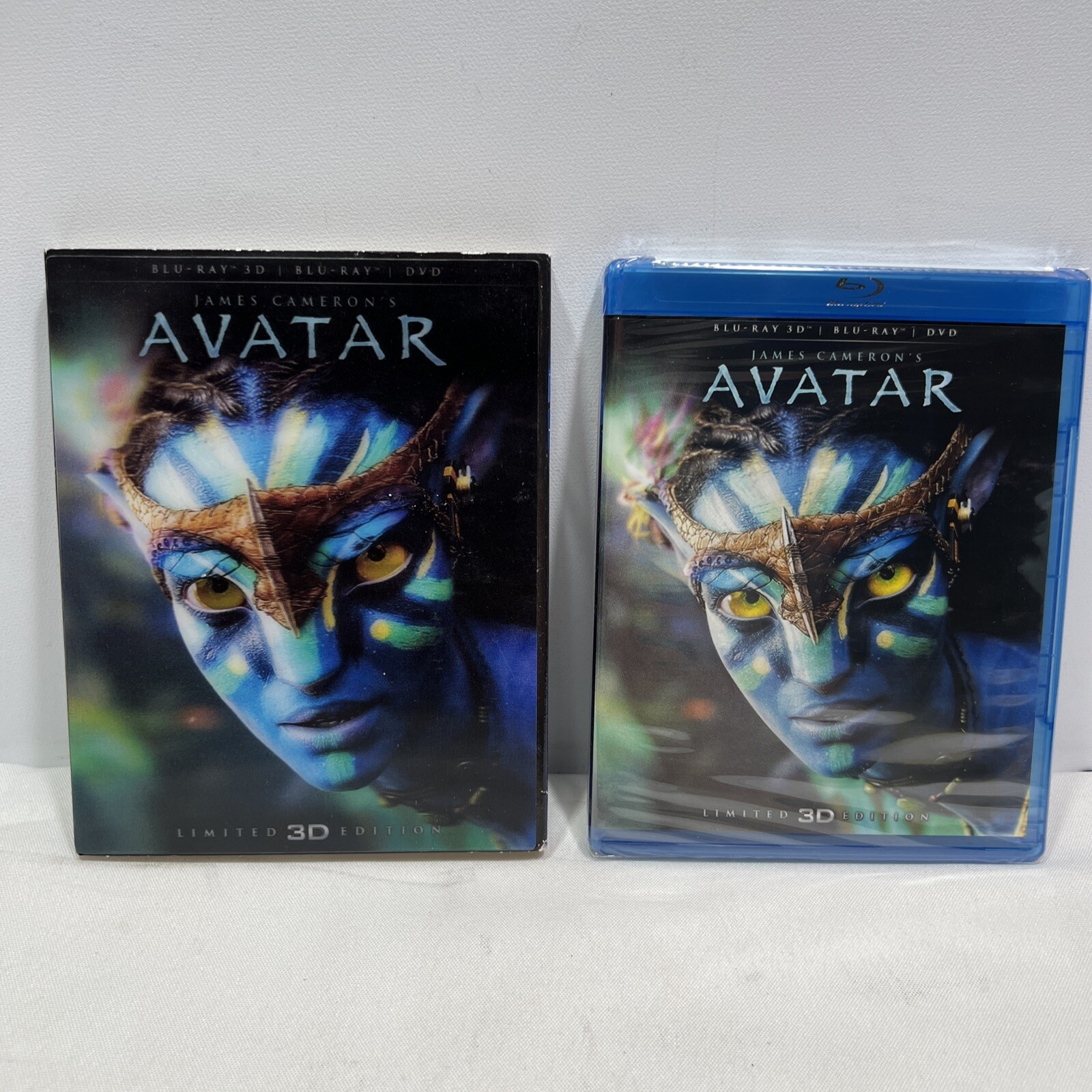 Avatar 3D Limited Edition (3D, Blu-ray & DVD) w Lenticular Slipcover ...