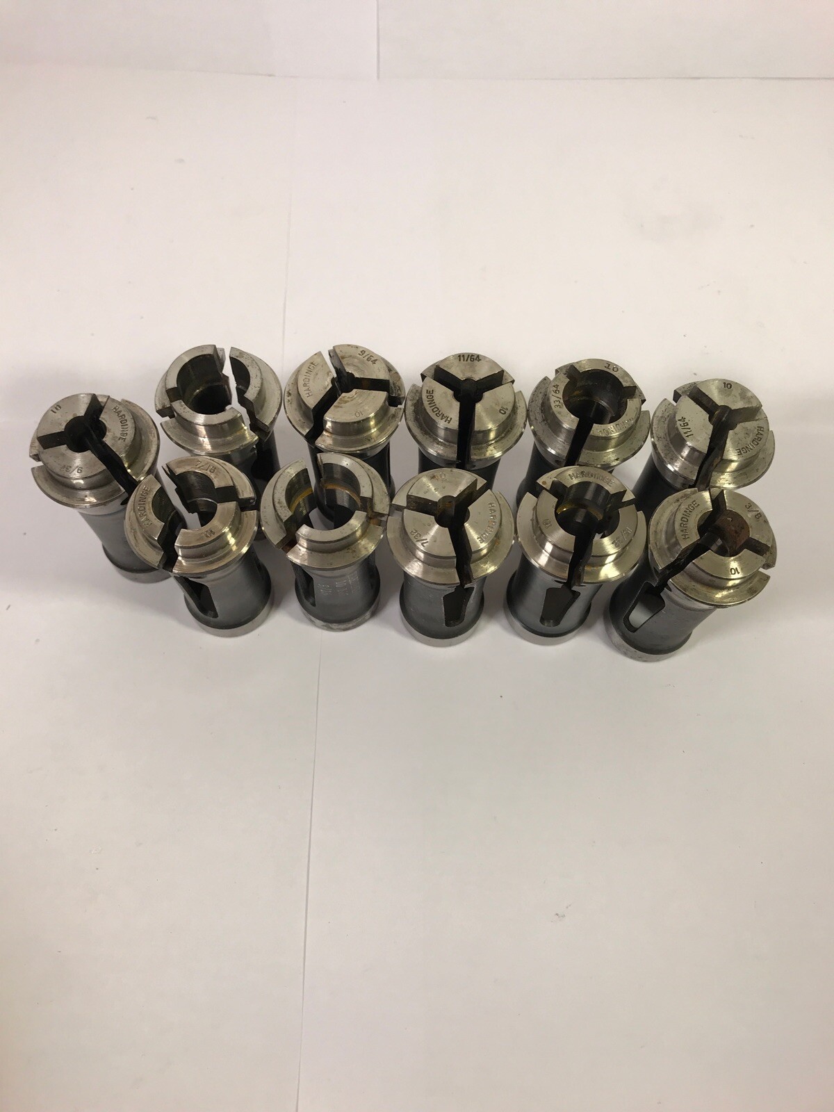 Lot Of 11 Hardinge Collets Assorted Sizes | eBay