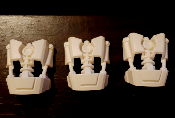 LEGO Lot of 3 Bionicle Armor Cover (Toa Okoto) no. 19087 - white | eBay