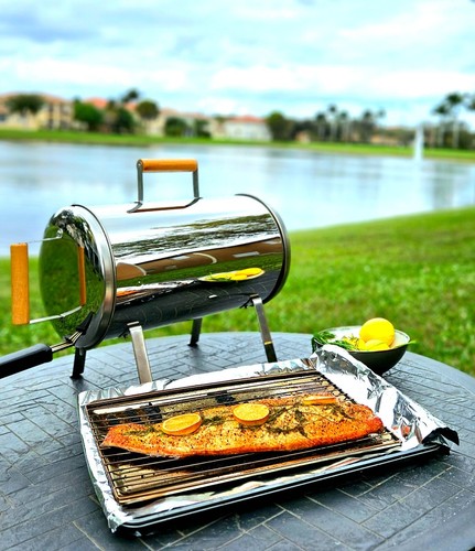 Finnlectro electric barrel smoker 110v, European style and design | eBay