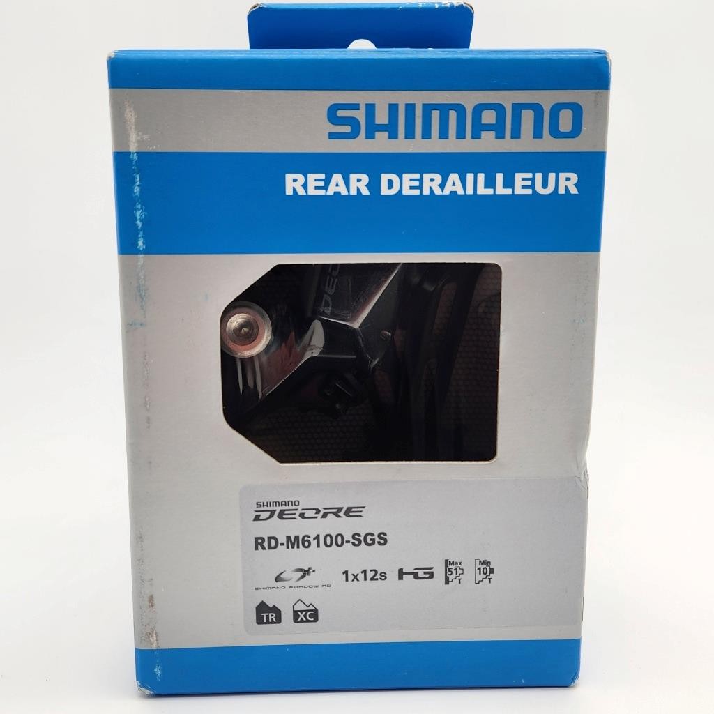 Shimano Deore M6100-SGS 12-Speed Rear Bicycle Derailleur 1X Black Long ...