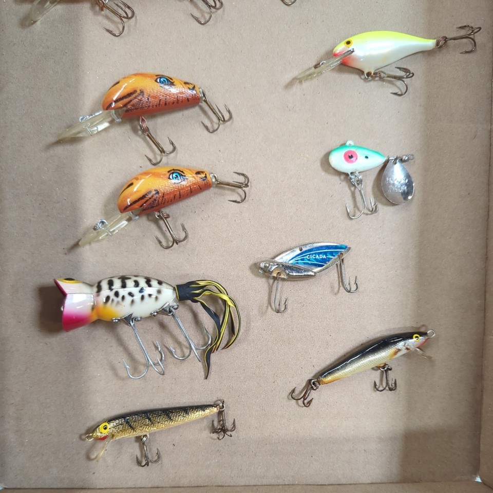 Lot Of 11 Rapala, Rebel & more Crankbait Fishing Lures | eBay