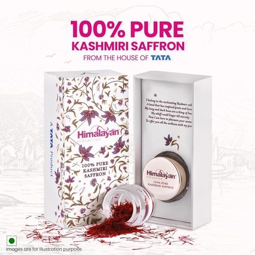 Himalayan Elevation Original Kashmiri Saffron/Kesar, .5Gram, A TATA ...