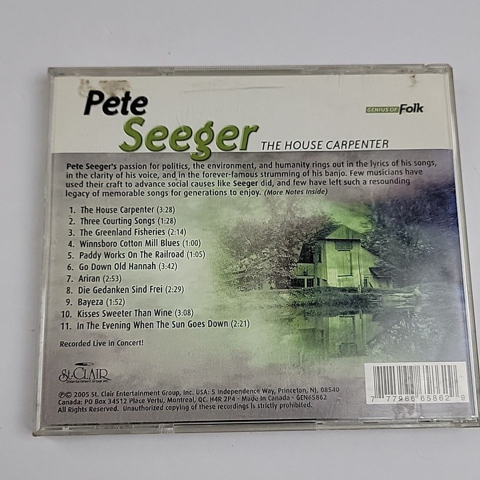 Pete Seeger The House Carpenter CD **Buy 2 Get 3 Free** | eBay