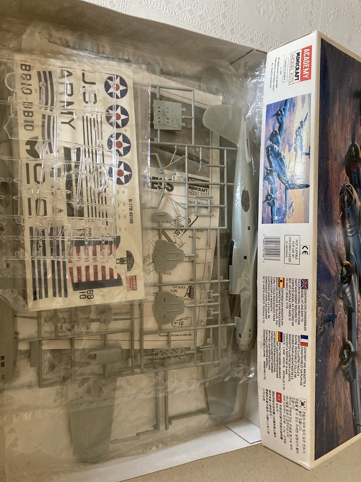 ACADEMY 2106, 1/72, BOEING B-17B FLYING FORTRESS, SEALED NMIB | eBay