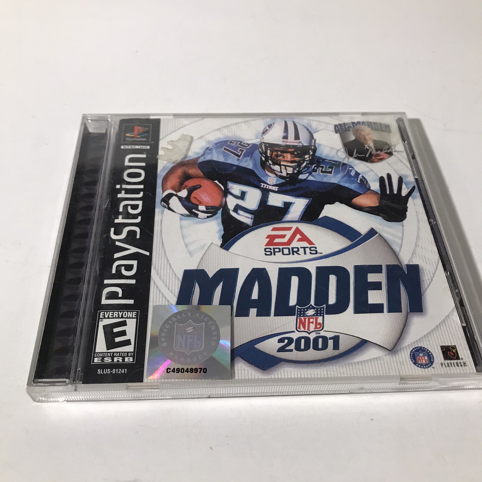 MADDEN NFL 2001 01 Football SONY PLAYSTATION 1 PS1 E George EA Manual ...