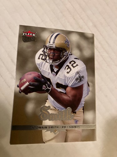 NEW ORLEANS SAINTS antowain smith 2006 fleer ultra gold medallion fb ...