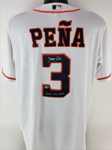 Jeremy Pena Signed Houston Astros Nike Jersey w/ 2022 W.S. Patch (MLB ...