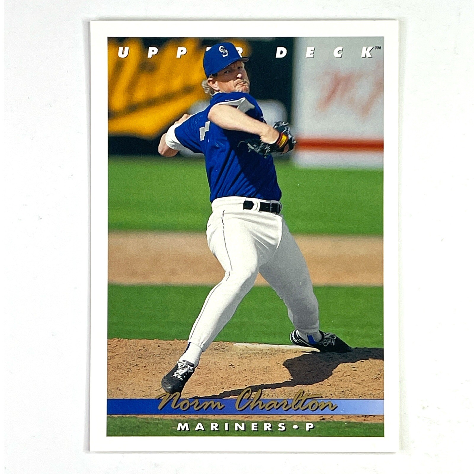 Norm Charlton 1993 Upper Deck Baseball Card MLB #663 Seattle Mariners ...