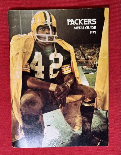 Vintage 1974 Green Bay Packers NFL Football Media Guide Booklet Early ...