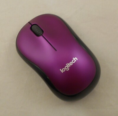 Logitech M185 Wireless Mouse (Vivid Violet) / (Nano Receiver Not ...