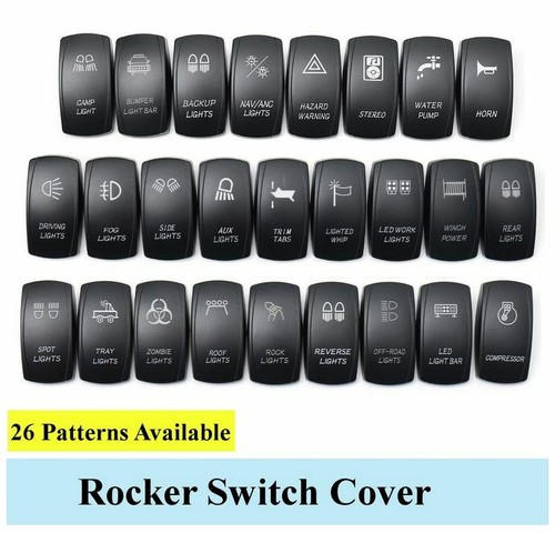 Carling Rocker Switches Cover Cap Laser Etched Labeled Led Arb Rocker ...