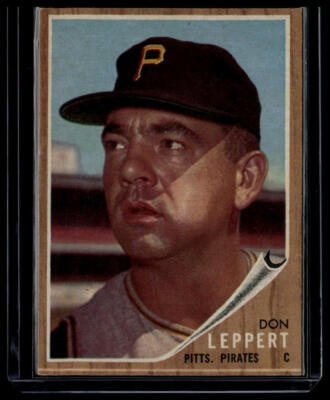 1962 Topps #36 Don Leppert | eBay